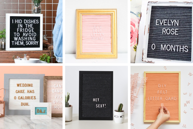 DIY Felt Letter Boards — Gathering Beauty