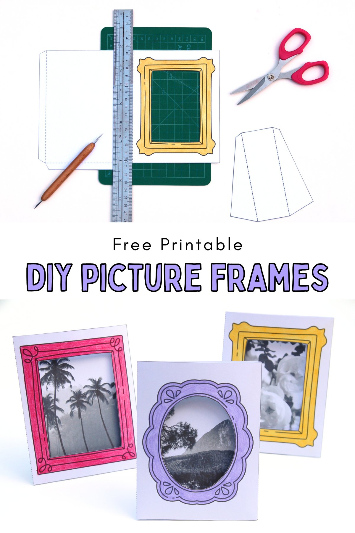 Free Printable DIY Picture Frames — Gathering Beauty