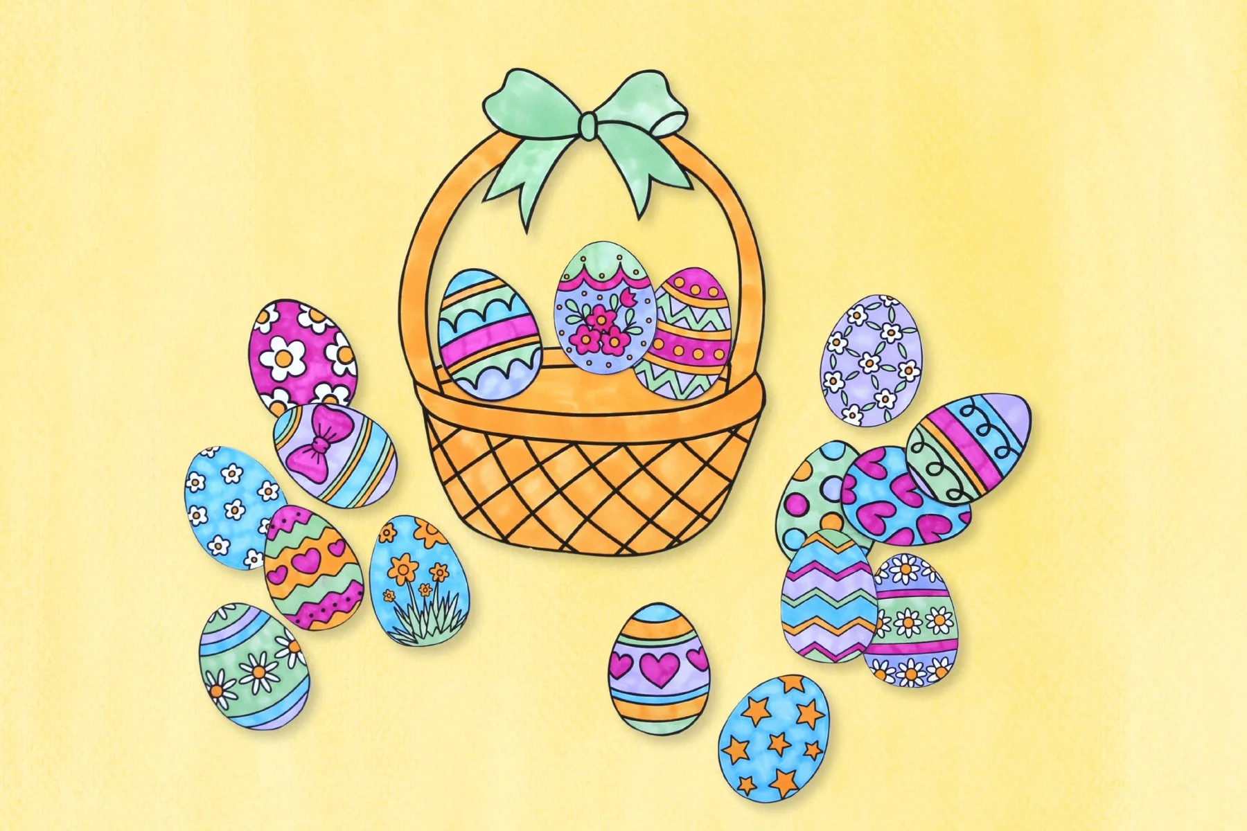 Printable Easter Basket Craft — Gathering Beauty