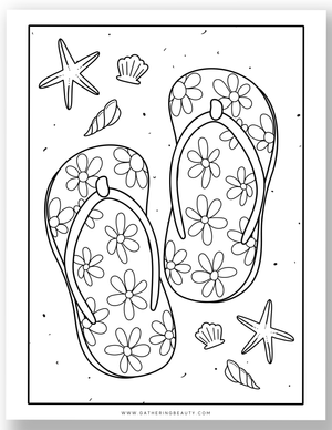 Free Summer Colouring Pages For Adults And Kids — Gathering Beauty
