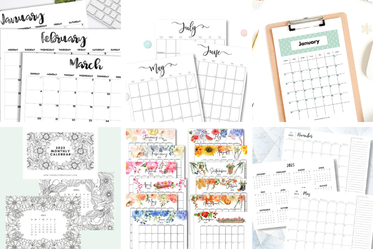 Printable 2023 Calendars — Gathering Beauty