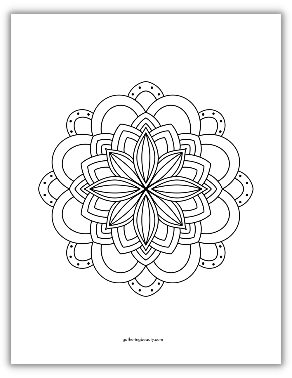 Mandala Colouring Pages — Gathering Beauty