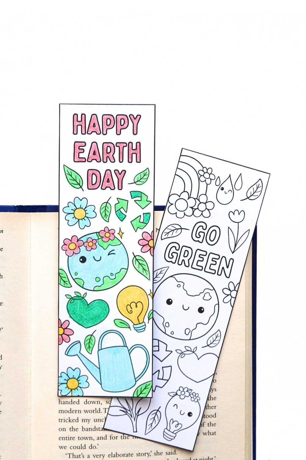 Free Printable Earth Day Bookmarks — Gathering Beauty