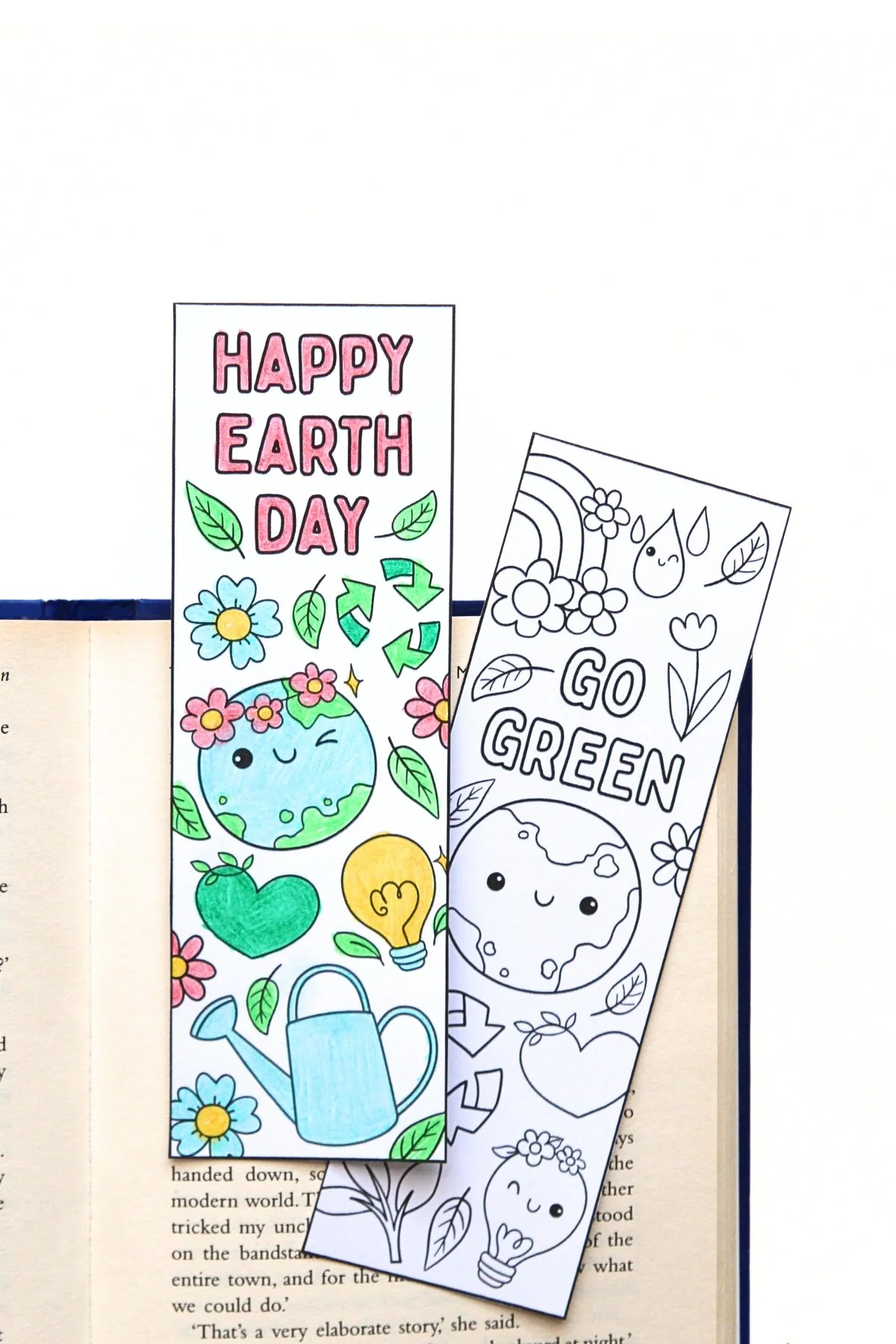 Free Printable Earth Day Bookmarks — Gathering Beauty