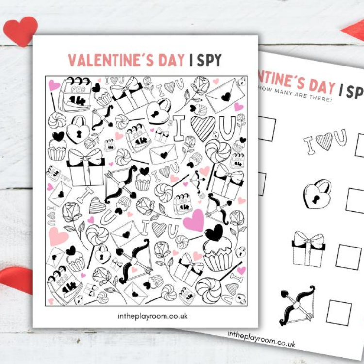 I Spy Valentines Printables — Gathering Beauty