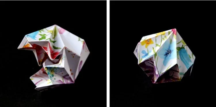 DIY ORIGAMI DIAMOND DECORATIONS. — Gathering Beauty