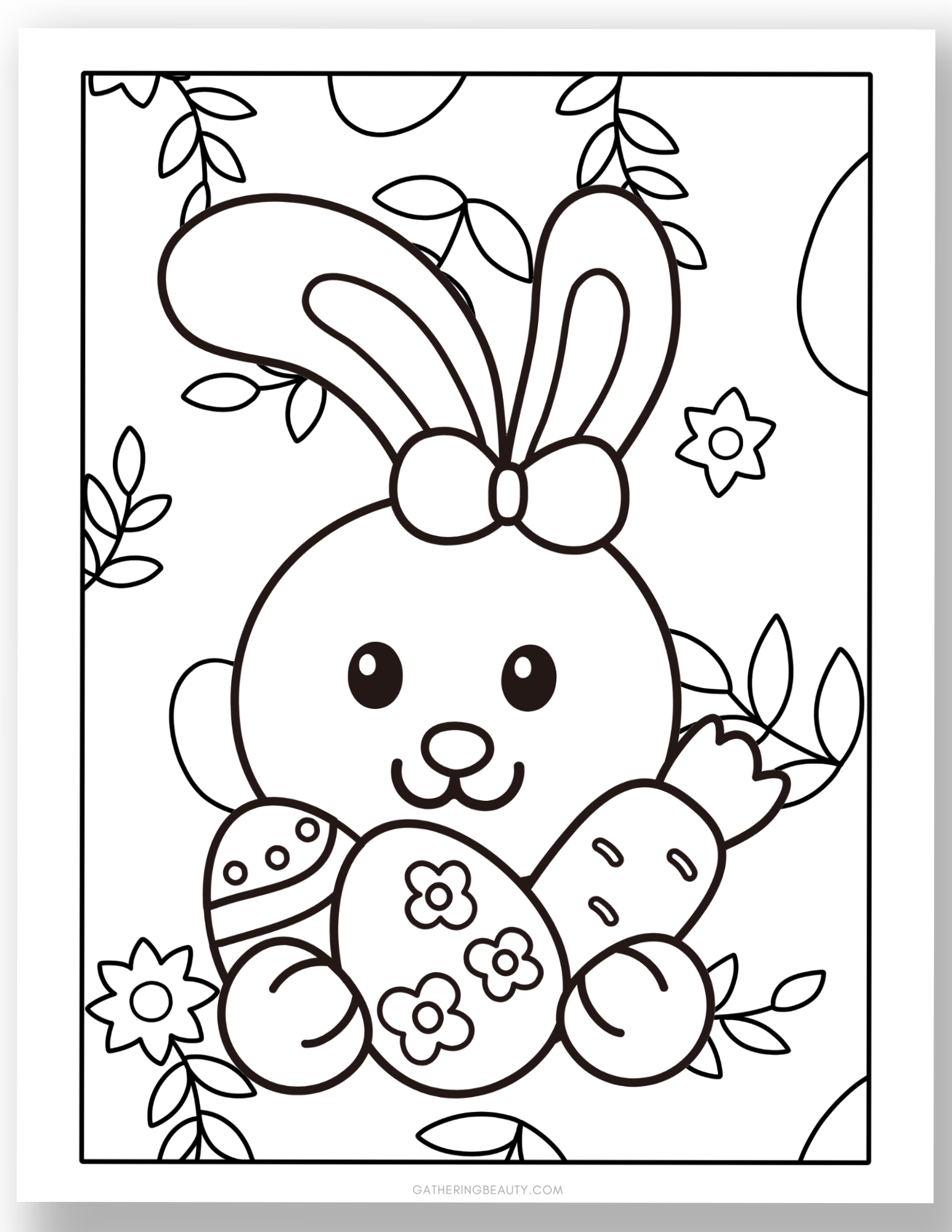 Free Printable Easter Colouring Pages — Gathering Beauty