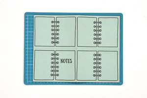 DIY Mini Notebooks Using One Sheet Of Paper - Free Template — Gathering ...