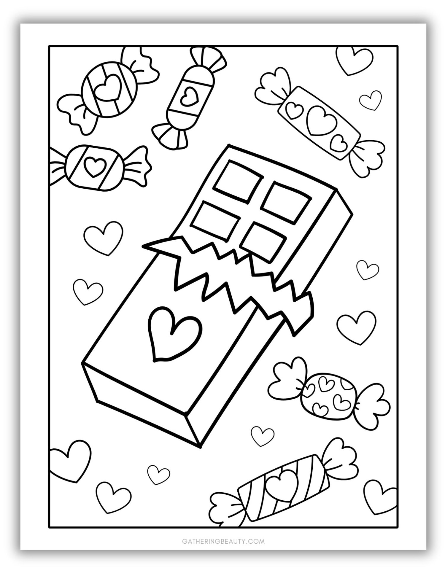 Free Printable Valentine's Day Colouring Pages — Gathering Beauty