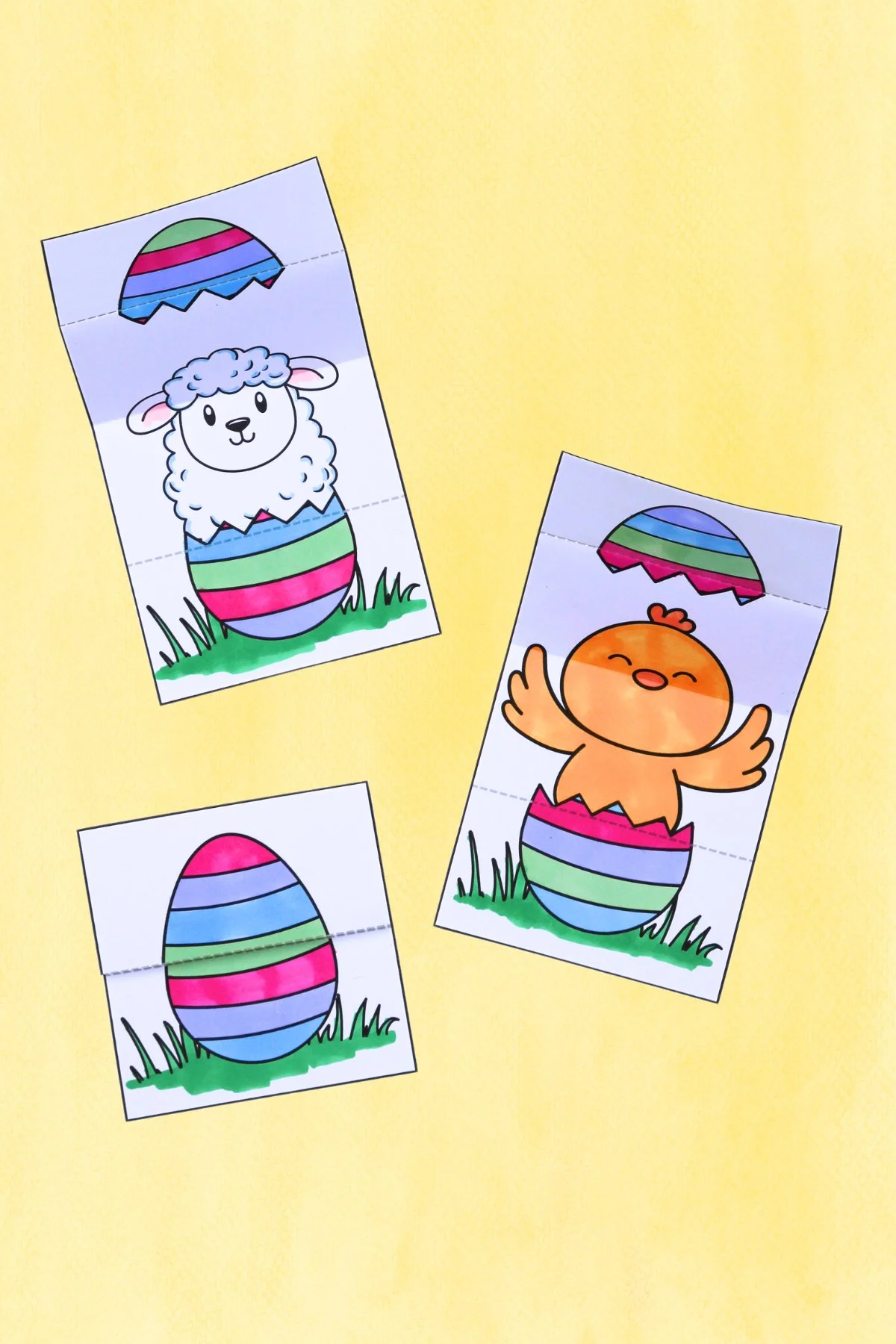 Free Printable Surprise Easter Egg Cards — Gathering Beauty