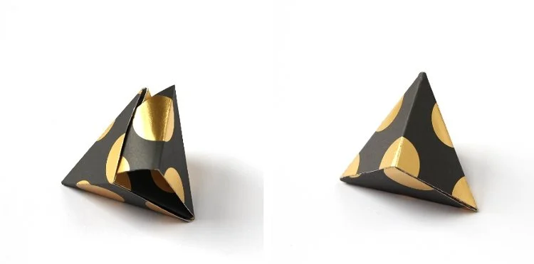 Triangle Origami Fox Box — Gathering Beauty