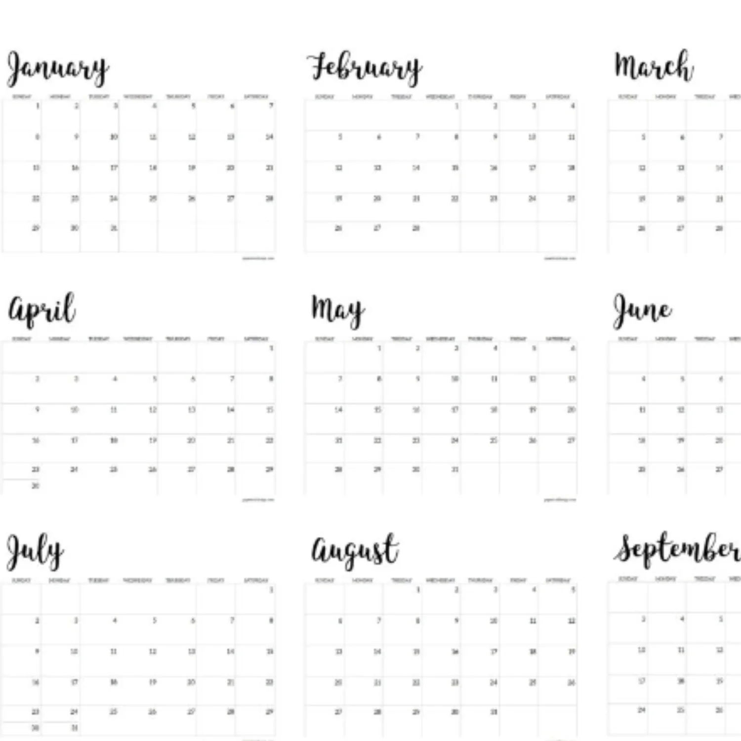 Printable 2023 Calendars — Gathering Beauty
