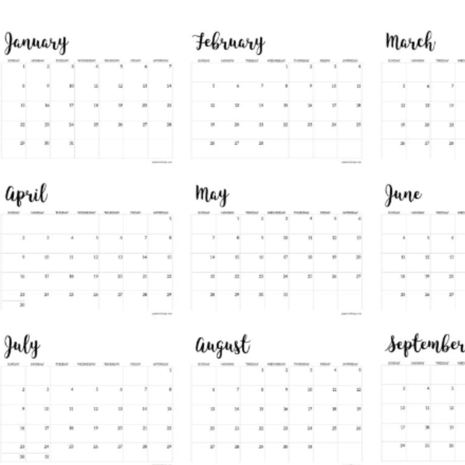 Printable 2023 Calendars — Gathering Beauty