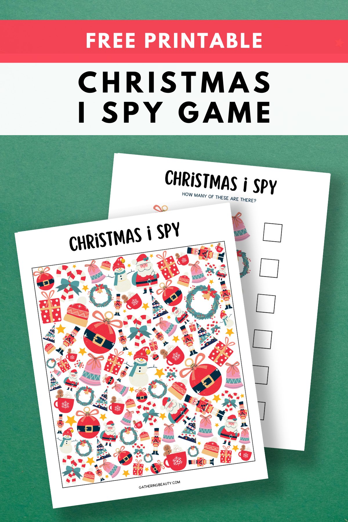 Christmas I Spy Printable — Gathering Beauty