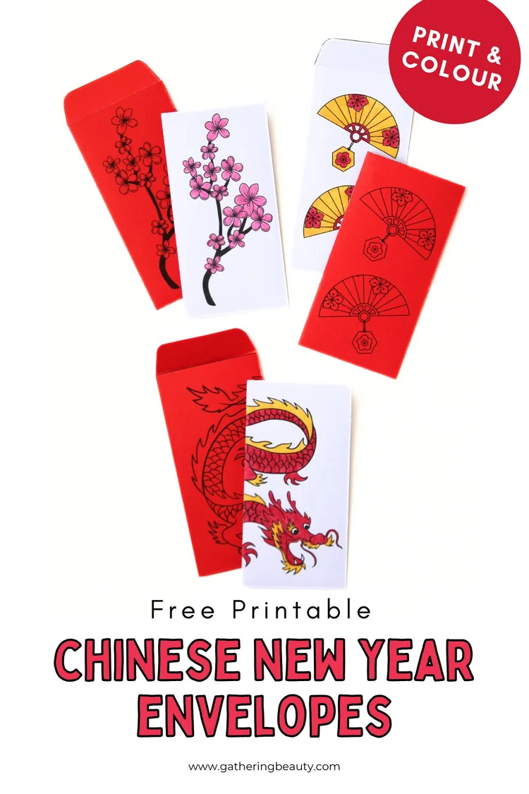 Printable Chinese New Year Envelopes — Gathering Beauty
