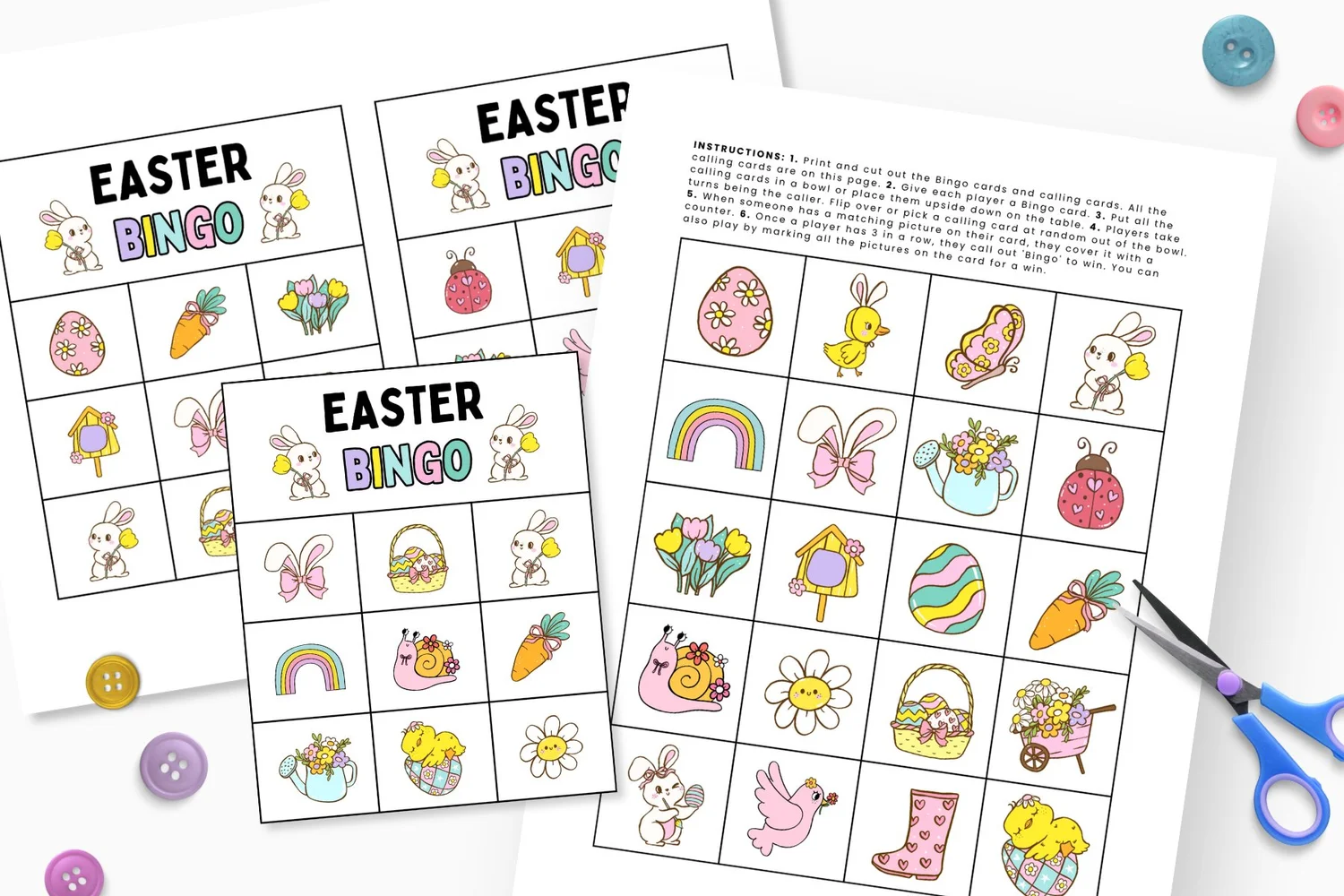 Free Printable Easter Bingo — Gathering Beauty