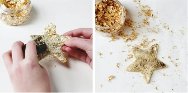 DIY Gold Air Cry Clay Stars — Gathering Beauty