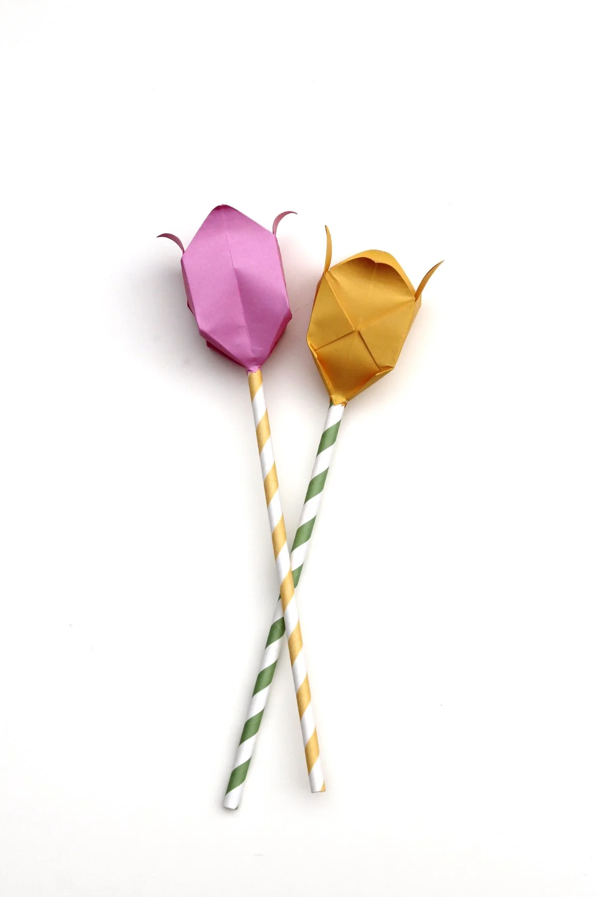 How To Make Origami Tulips With Stems — Gathering Beauty