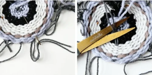 DIY CIRCULAR WOVEN COASTERS. — Gathering Beauty