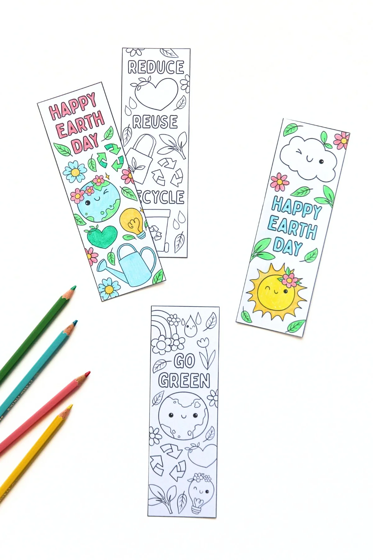 Free Printable Earth Day Bookmarks — Gathering Beauty