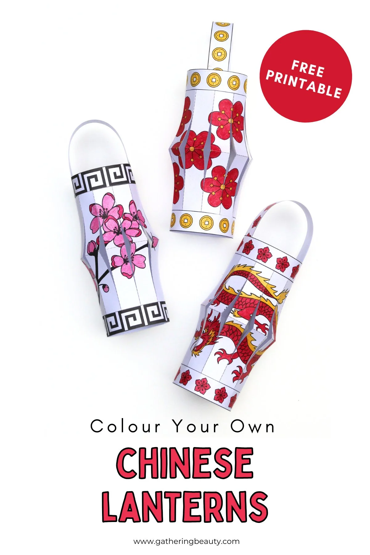 Free Printable Chinese Lantern Templates — Gathering Beauty