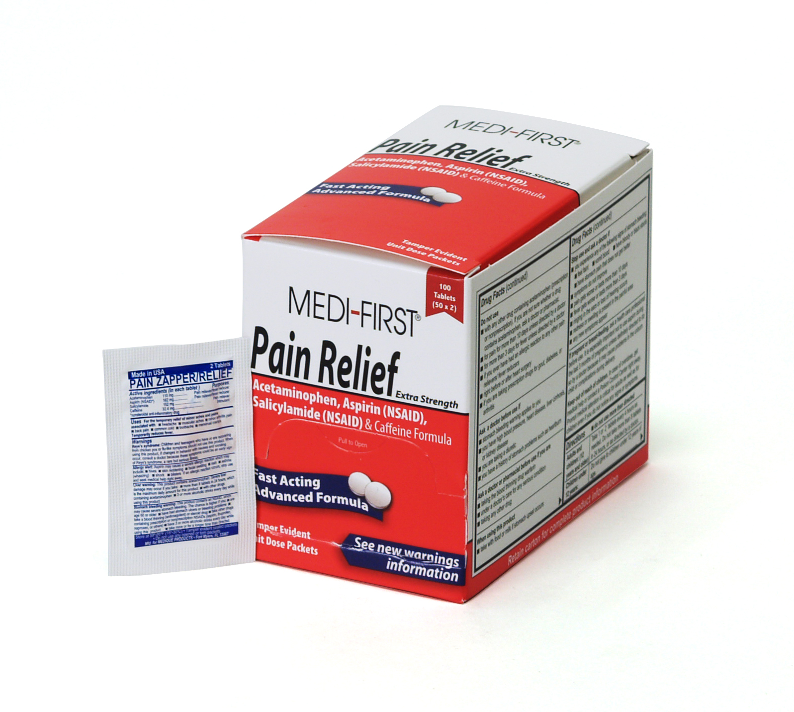 Medi-First Pain Relief, 100's — Ever Ready First Aid