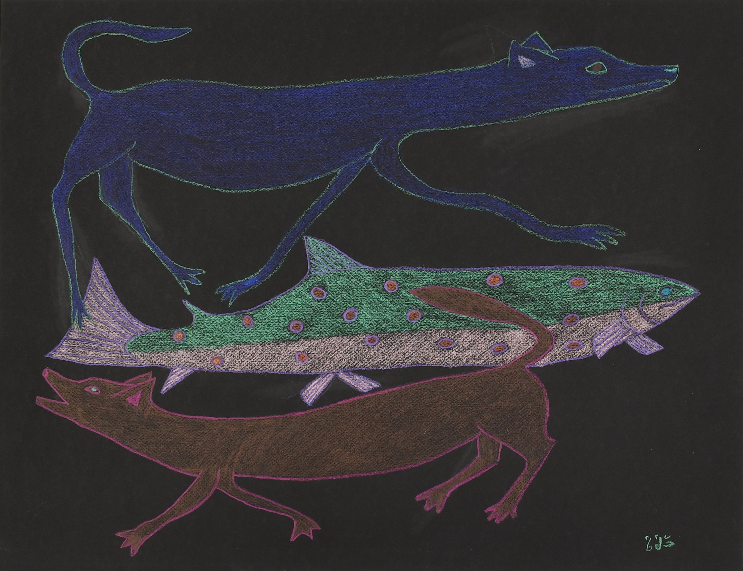 Kakulu Saggiaktok Works on Paper — DORSET FINE ARTS