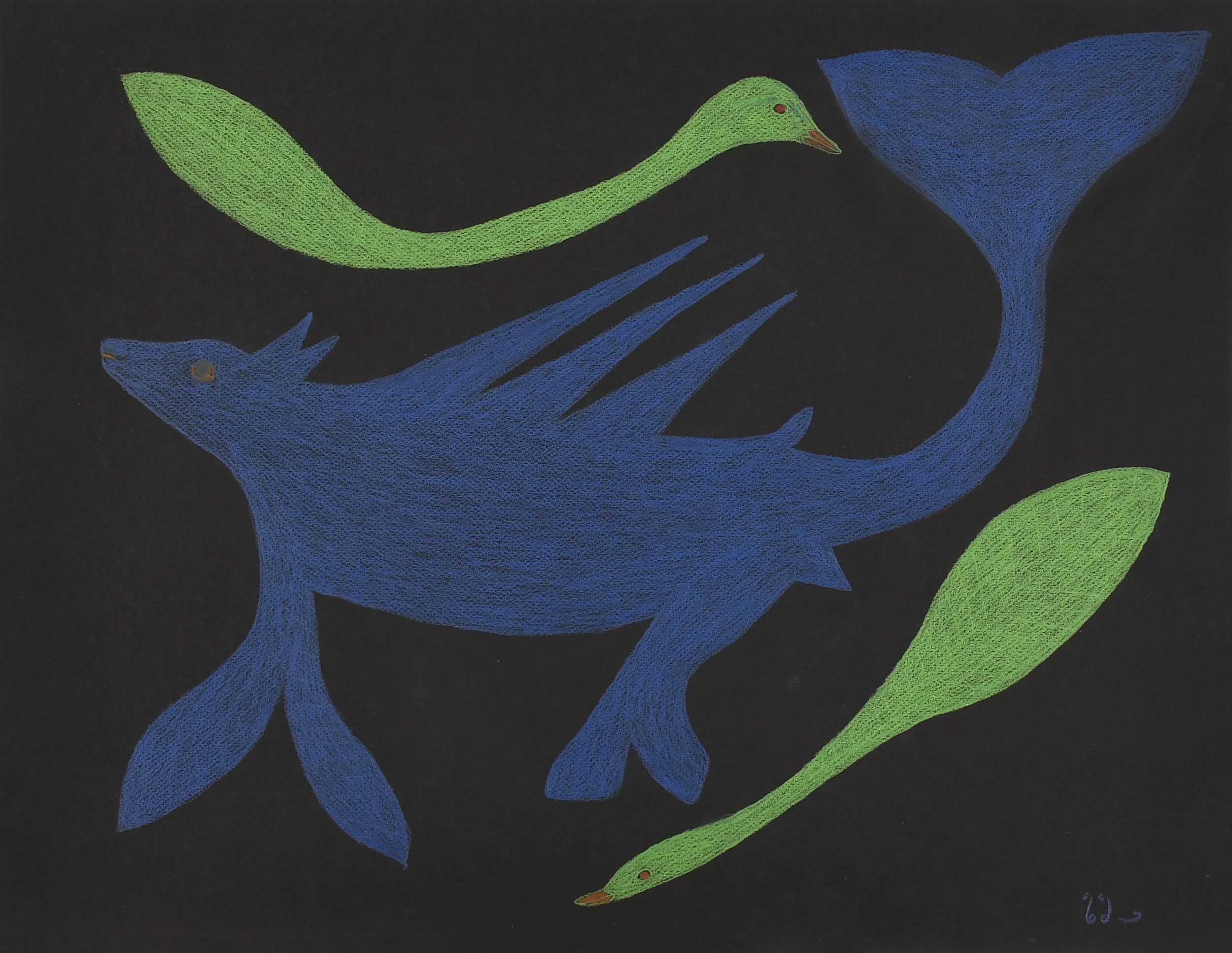 Kakulu Saggiaktok Works on Paper — DORSET FINE ARTS