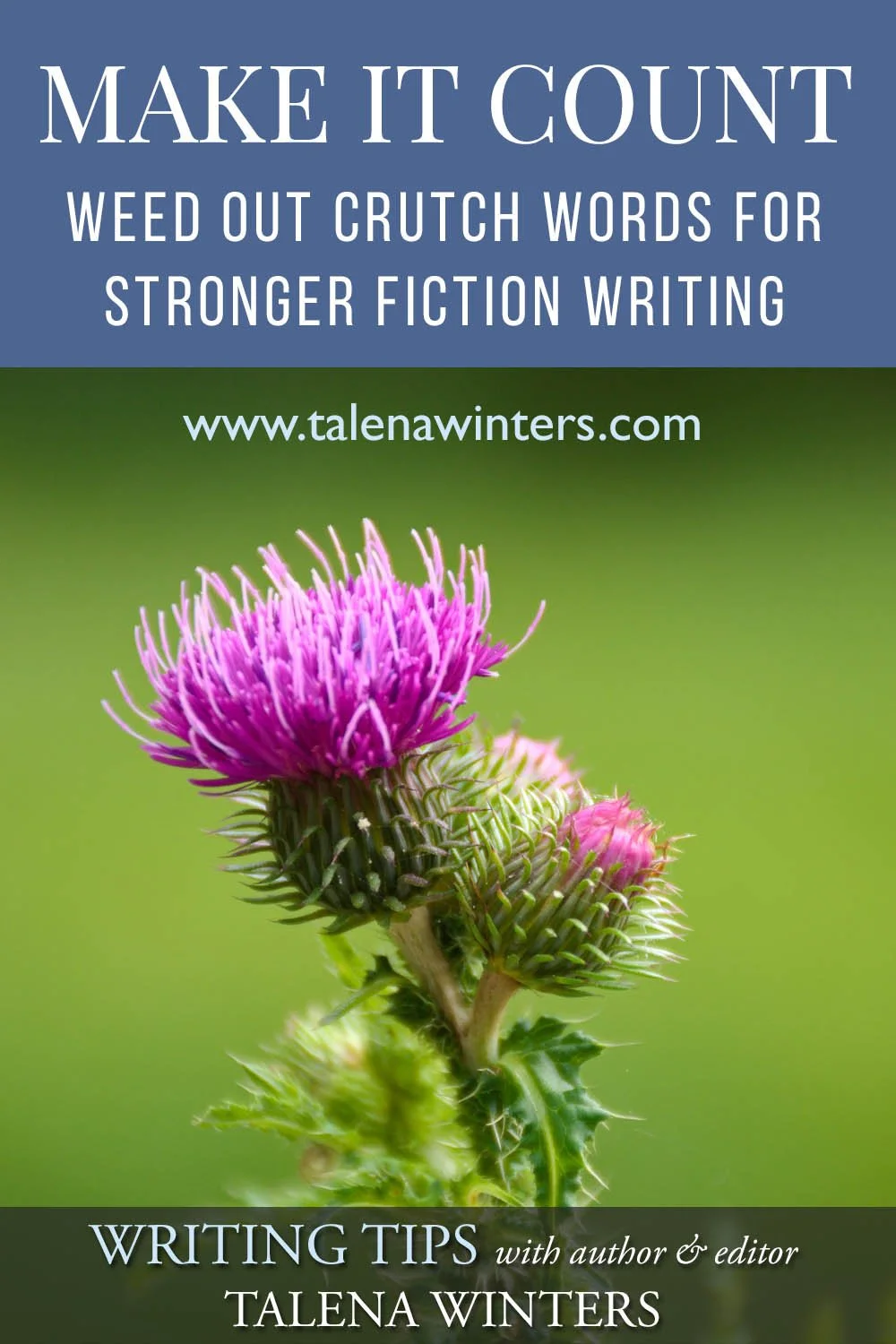 Make It Count: Weed Out Crutch Words for Stronger Fiction Writing ...