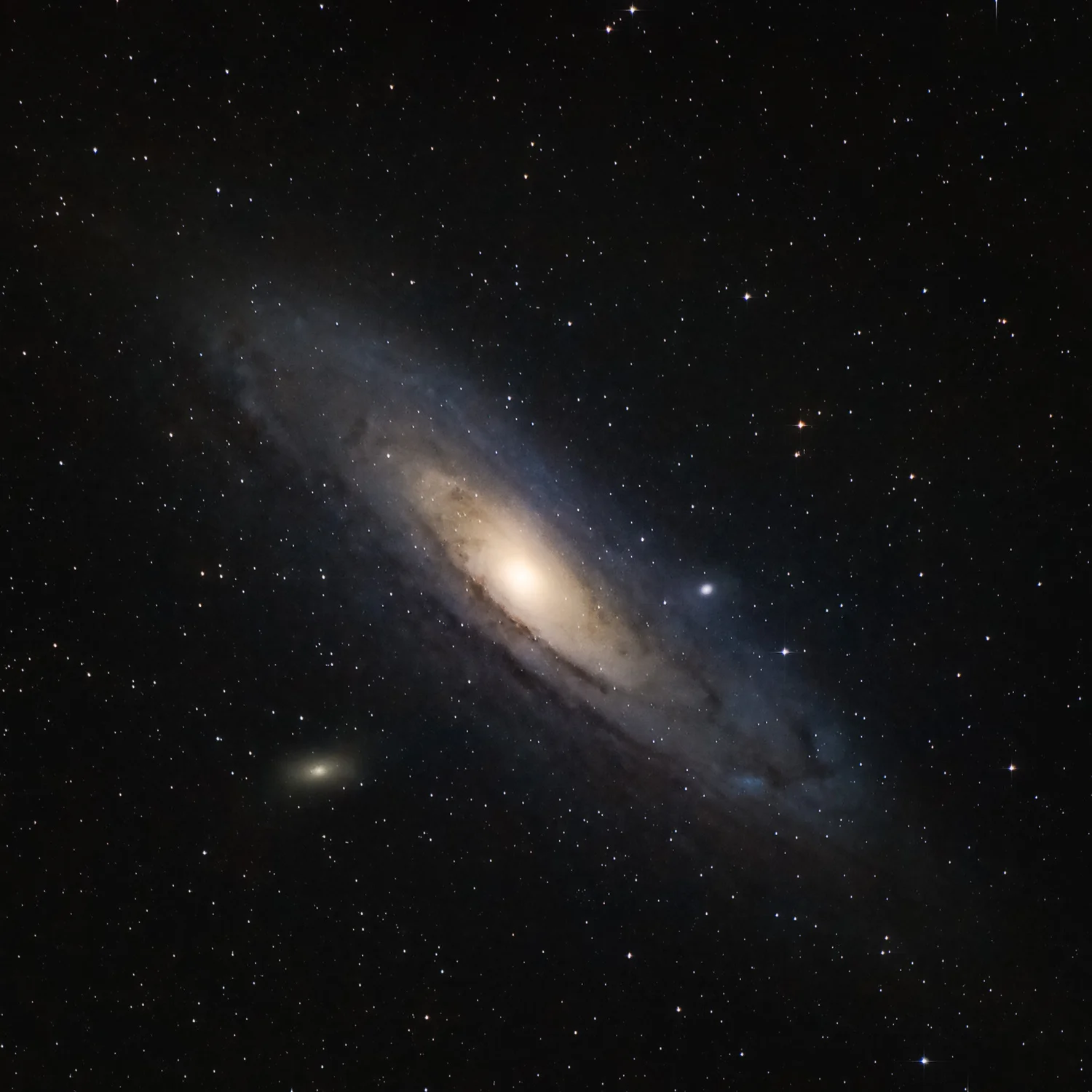 Andromeda Galaxy Shape