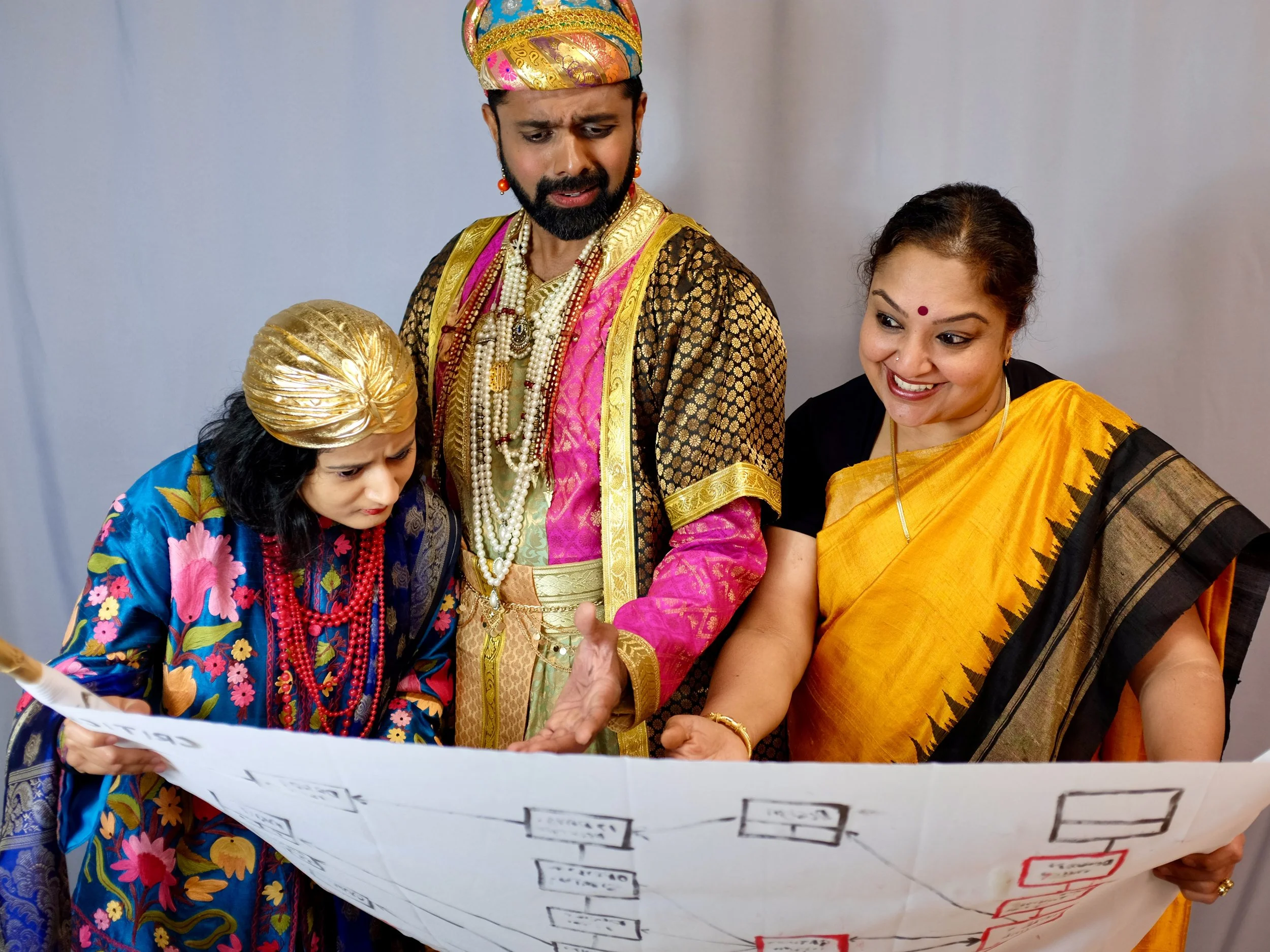 Cast Photo Shoot for TAJ MAHAL KA TENDER — Bay Area Drama Company