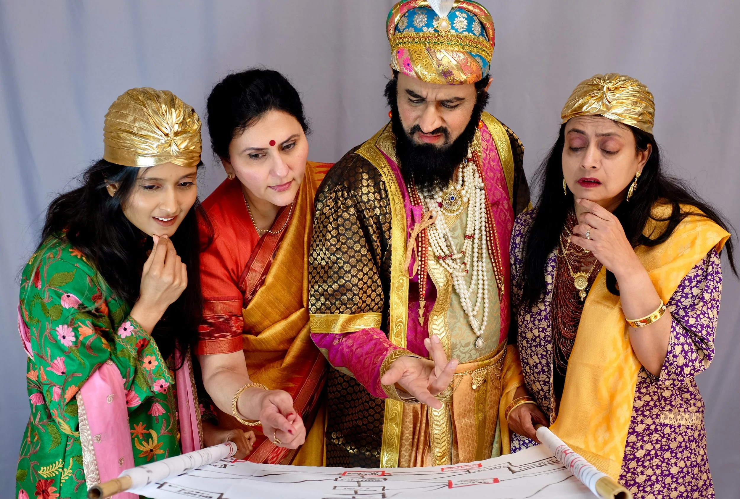 Cast Photo Shoot for TAJ MAHAL KA TENDER — Bay Area Drama Company