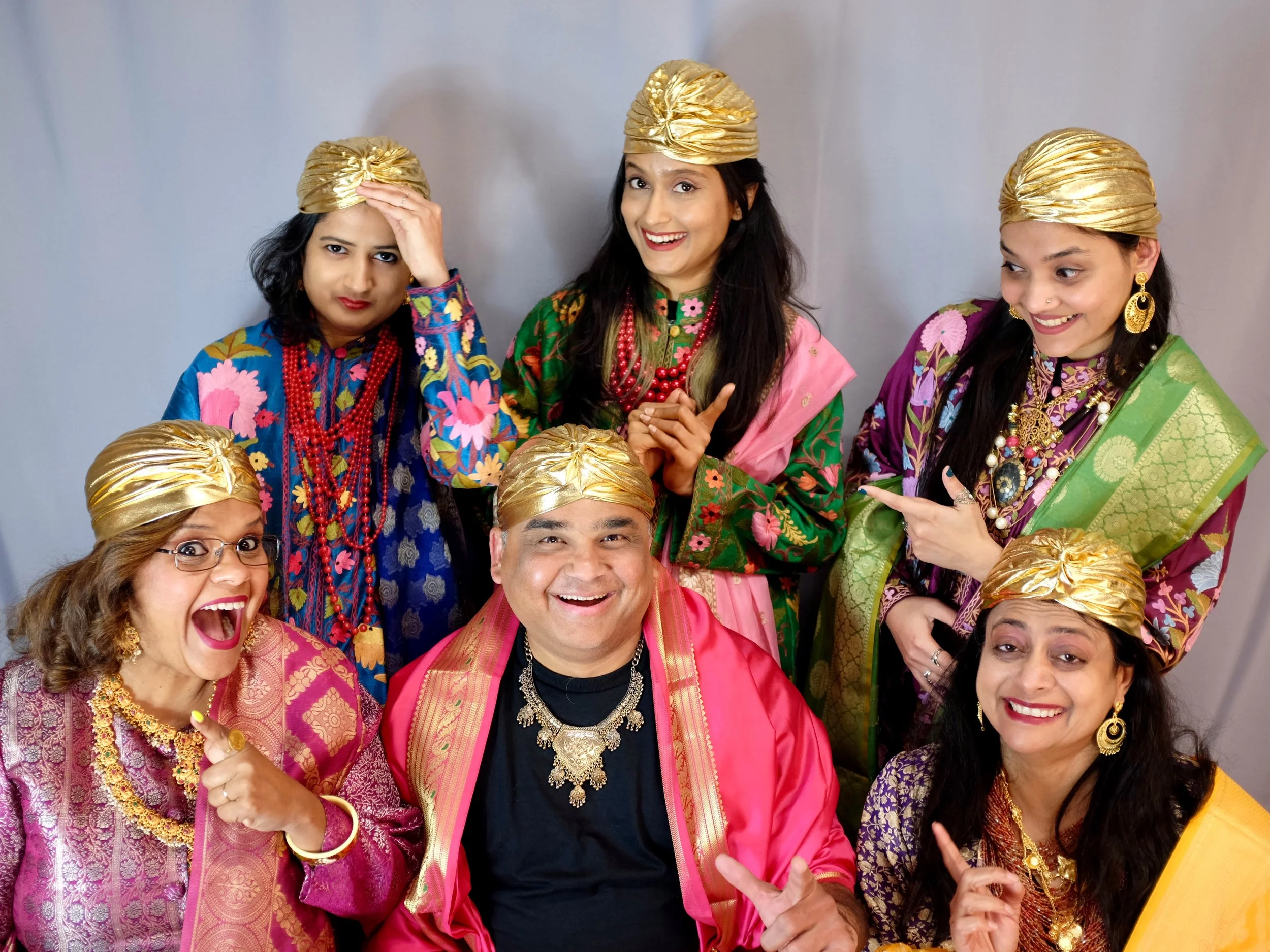 Cast Photo Shoot for TAJ MAHAL KA TENDER — Bay Area Drama Company