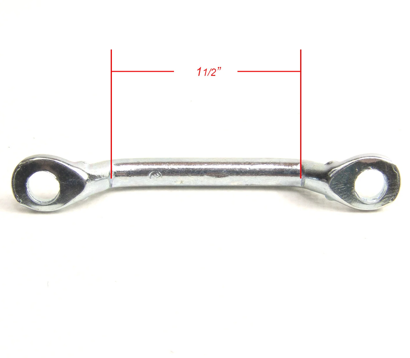 FOOTMAN LOOPS - NICKEL PLATED STEEL 4 PIECE SET — Northwest Tarp & Canvas