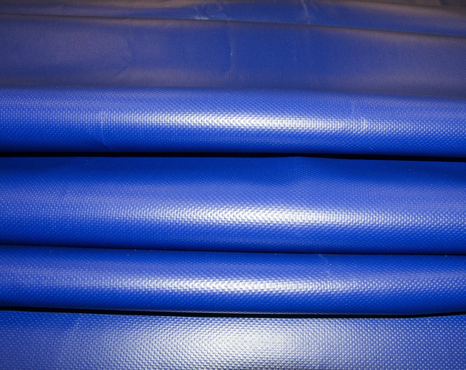 Metallic Blue Vinyl Fabric