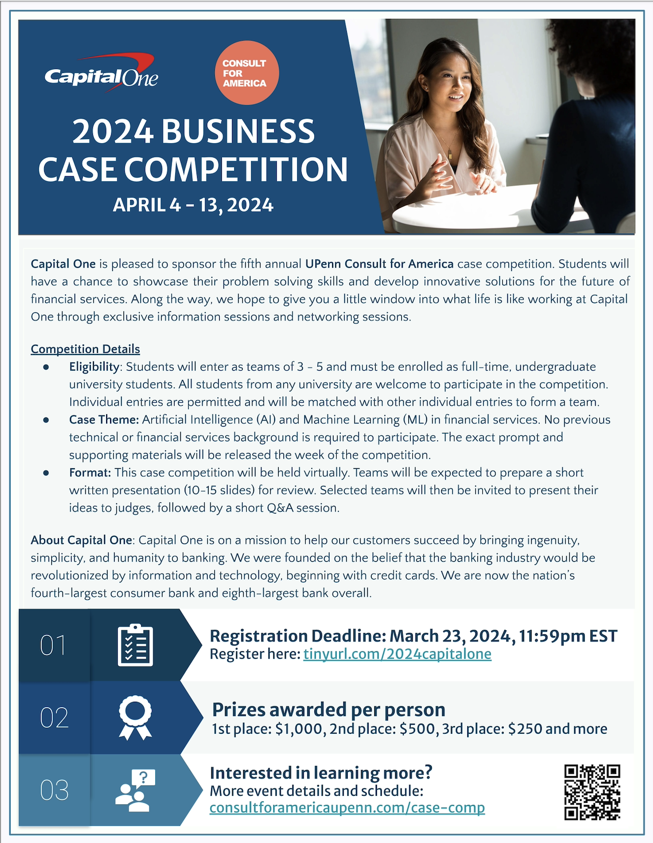 Competition Overview — Consult for America