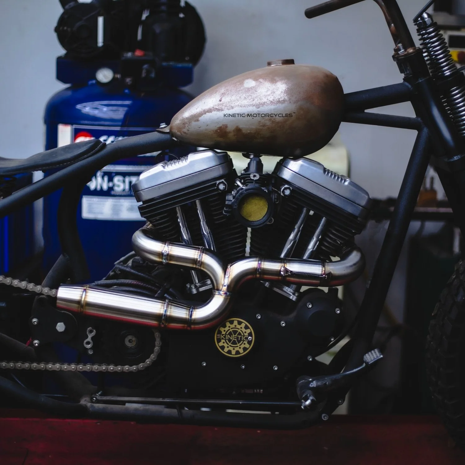 Premium Custom Harley Davidson Sportster Exhausts — Kinetic Motorcycles