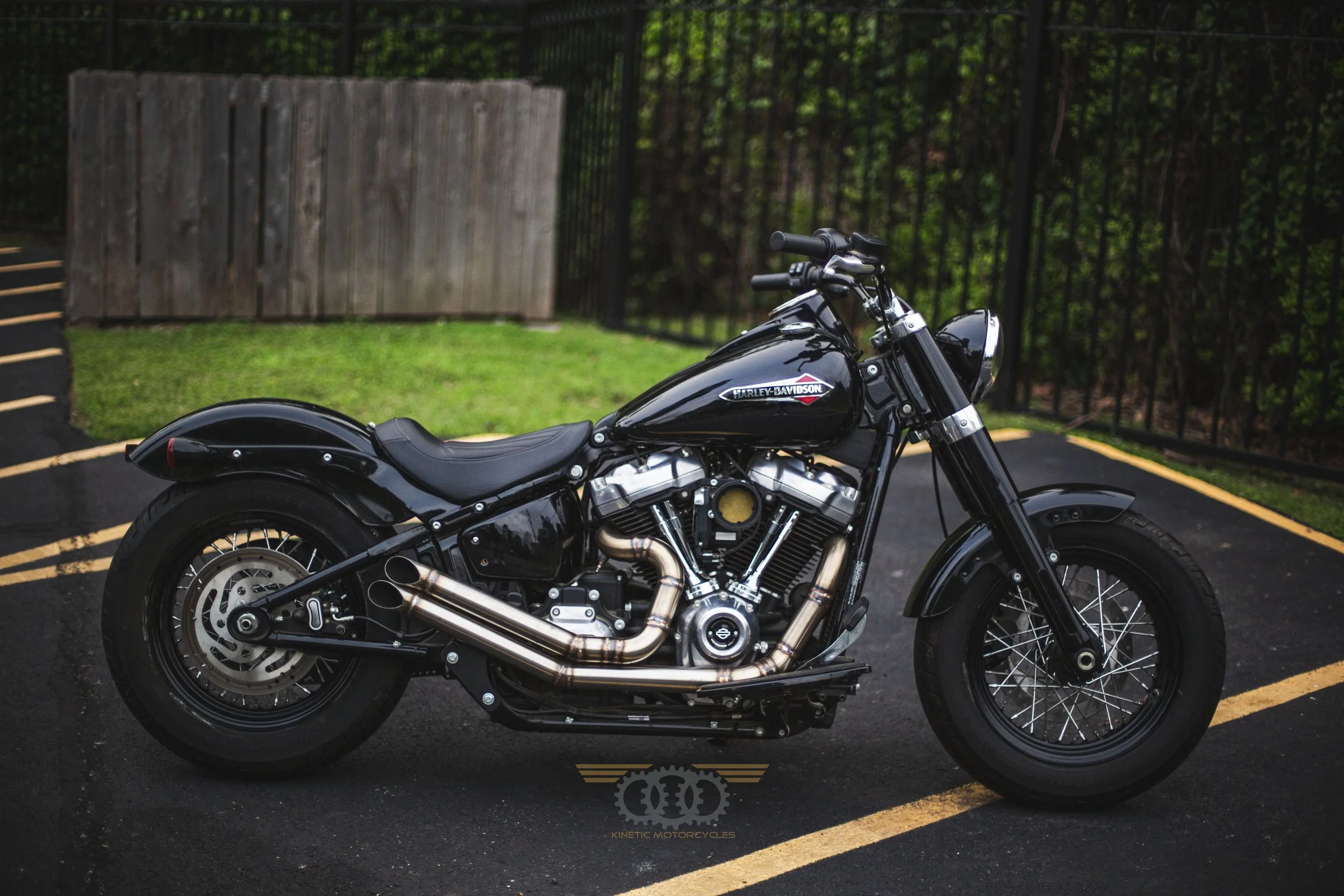 Custom Exhausts for Harley Davidson Softail — Kinetic Motorcycles