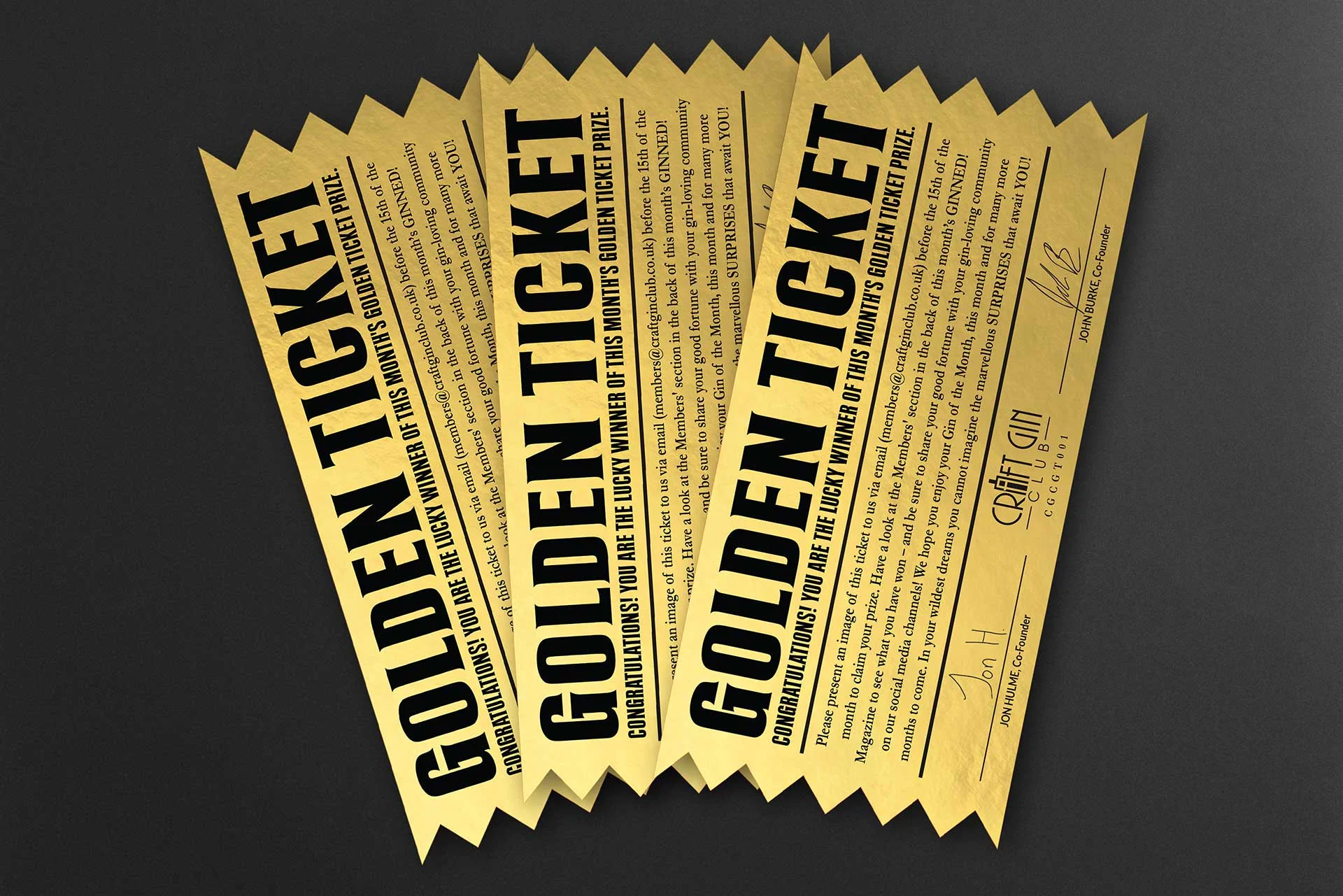 Will you be our February Golden Ticket winner? — Craft Gin Club | The ...