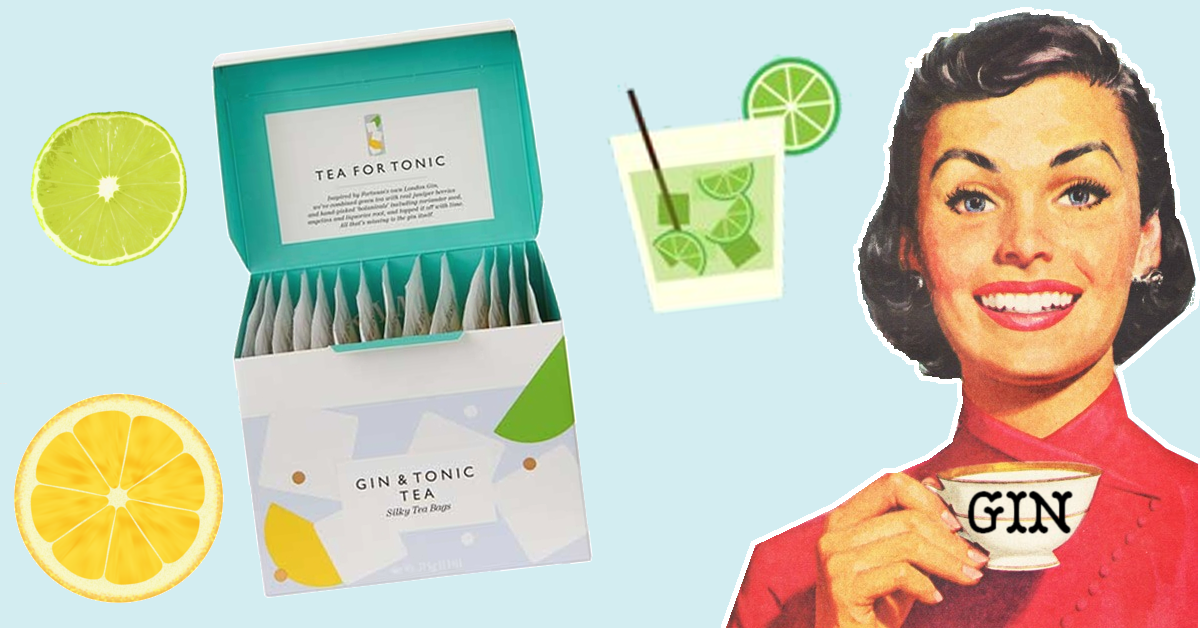 Gin & Tonic tea bags are here to make your afternoon cuppa even better ...