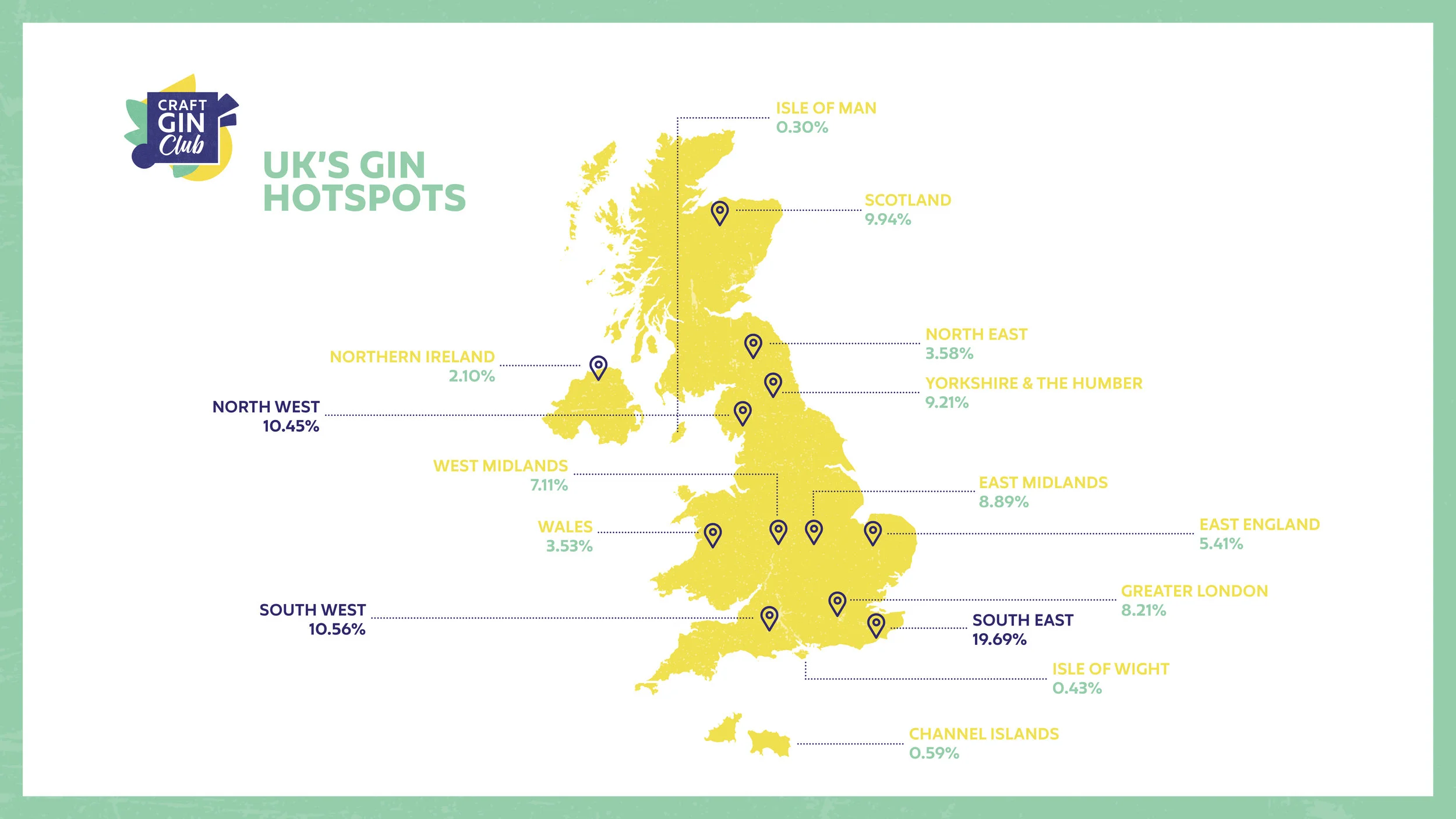 Do You Live In One Of The UK's Gin Hotspots? — Craft Gin Club | The UK ...