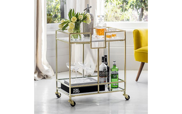 10 stunning art deco-inspired drinks trolleys & cabinets to add instant ...