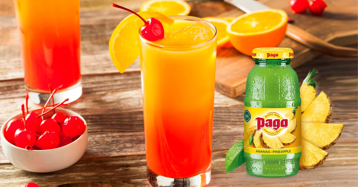 This tropical gin cocktail tastes like a summer holiday in a glass ...