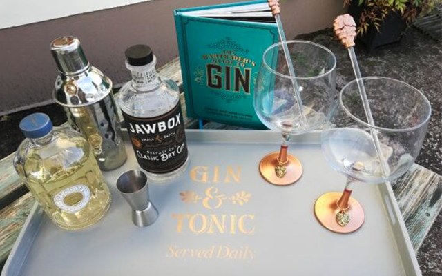 How to make your own DIY personalised gin drinks tray, glasses and ...
