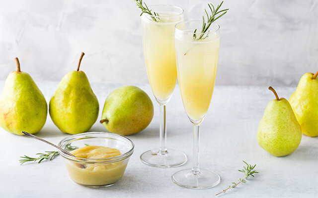 Transform the humble pear by turning it into this delicious, sparkling ...