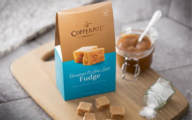 This gin-soaked Caramel & Sea Salt Fudge and Cherry Ripple Ice Cream ...