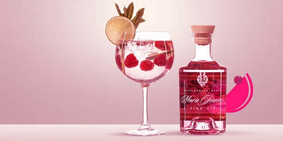 This blushing pink gin is the perfect balance between sweet and tart ...