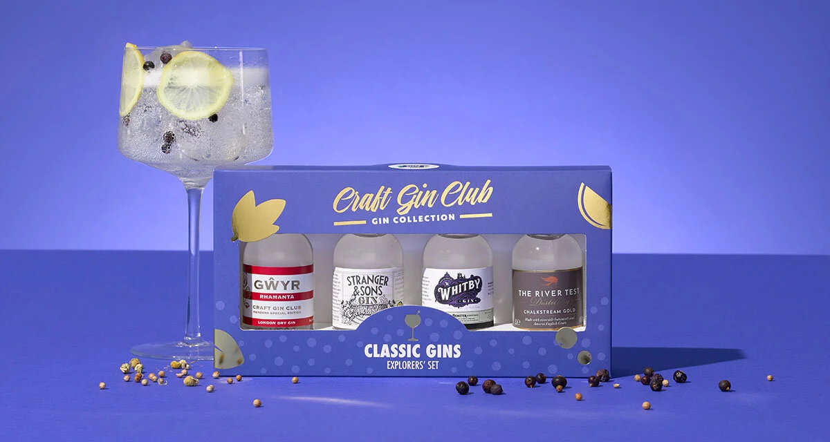 This miniature classic gin set makes the perfect gin gift! — Craft Gin ...