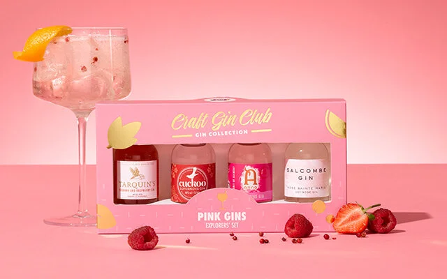 This miniature pink gin set makes the perfect gin gift! — Craft Gin ...