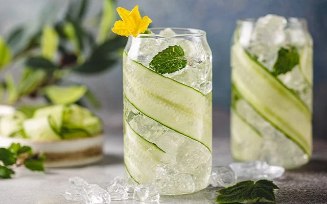This gin cocktail is cool as a cucumber and brimming with elderflower ...